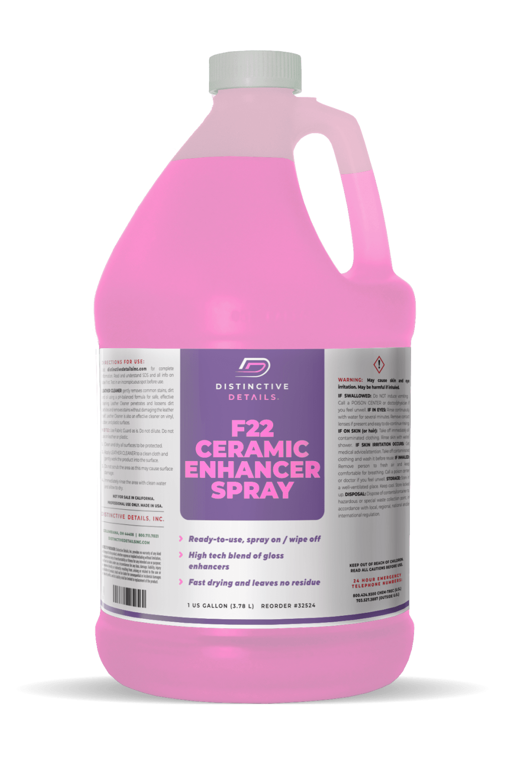 F22 Ceramic Enhancer Detail Spray - Distinctive Details